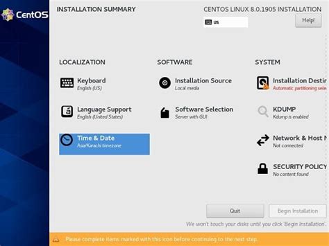 CentOS Minimal Installation With Screenshots CentLinux