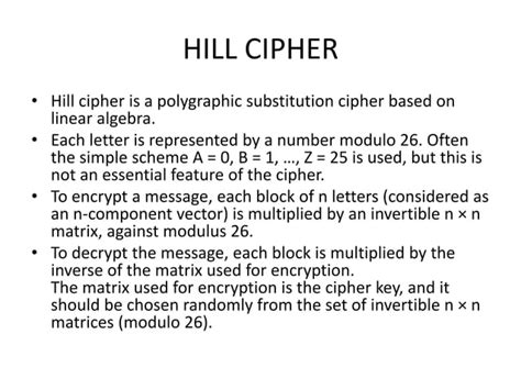 Classical Encryption Techniquespdf