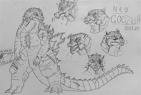 Fanart Godzilla Neo Ucn King Of The Monster By Universocomicsneo On