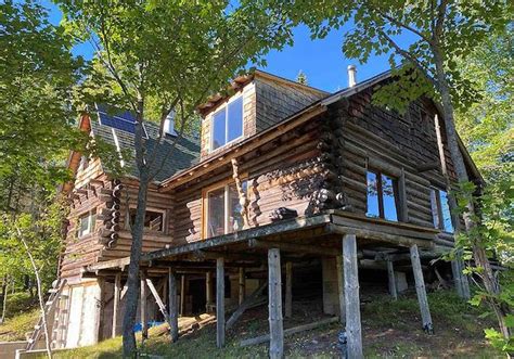 FOR SALE THIS UP NORTH CABIN OVERLOOKS A LARGE CREEK Cabin Obsession