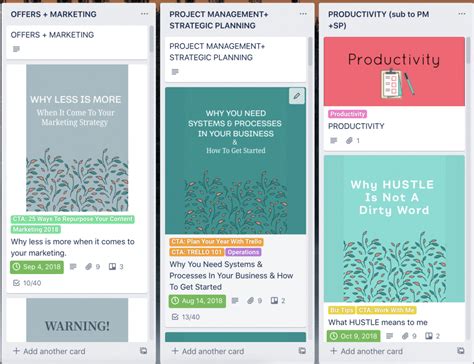 How To Make Your Trello Boards Visually Appealing Bloom Hustle Grow