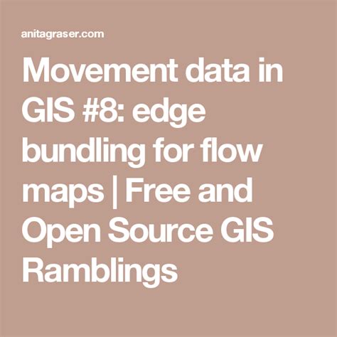 Movement Data In Gis 8 Edge Bundling For Flow Maps Free And Open