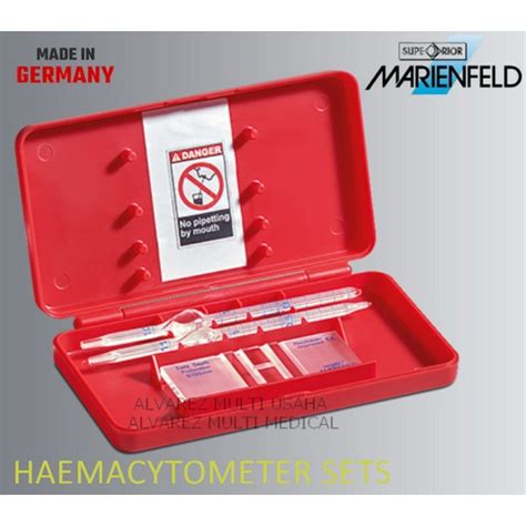 Jual Haemacytometer Sets Hemacytometer Set Counting Chamber Sets