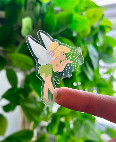 Tink Blowing Pixie Dust Sticker Tinker Bell Sticker Peter Pan