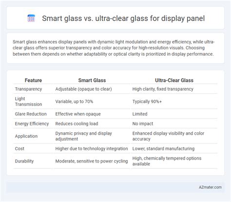 Smart Glass Vs Ultra Clear Glass For Display Panel What Is The