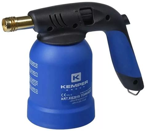 Горелка газовая Kemper с пьезоподжигом на прокалываемый баллон арт Ke2019 купить в Санкт