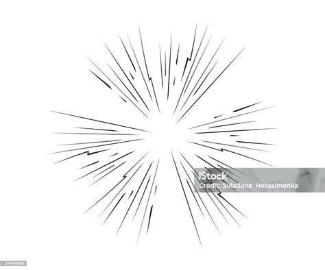 코믹한 효과를 위한 추상적인 방사형 선 스피드 샷 일러스트 만화 및 애니메이션 만화를 위한 벡터 디자인 디자인 요소에 대한 스톡 벡터 아트 및 기타 이미지 Istock