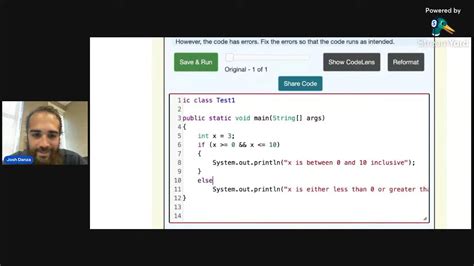 311 Coding Practice Csawesome Apcsa Java Youtube