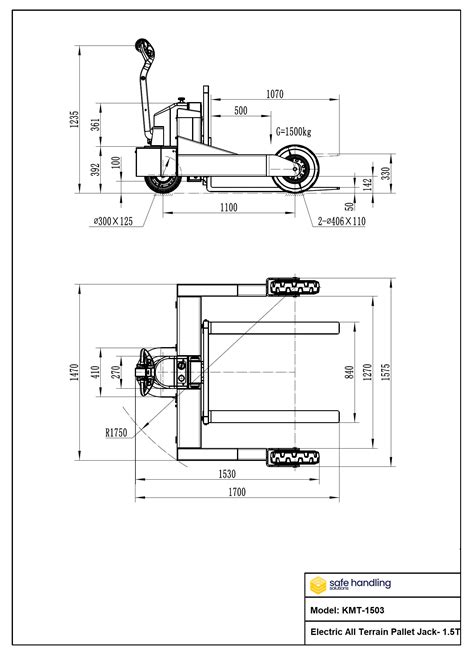 All Terrain Electric Pallet Jack 15t Capacity Safe Handling Solutions