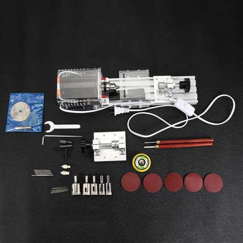 Multi Function Mini Lathe Beads Wood Polishing Machine 220v 350w