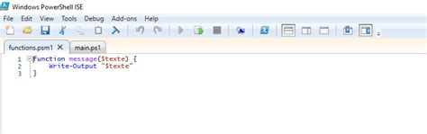 Appeler Des Fonctions Dans Un Script Powershell Depuis Un Fichier Psm1
