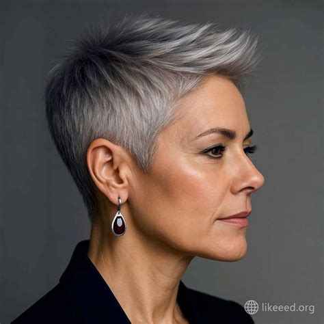 Timeless Silver Pixie Cuts From Every Angle Likeeed