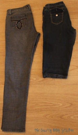 How To Cut Pants Into Capris The Crafty Blog Stalker