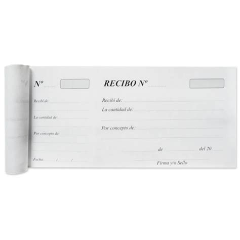 Recibera Imprimible Recibos Para Descargar Gratis Talonario De Recibos