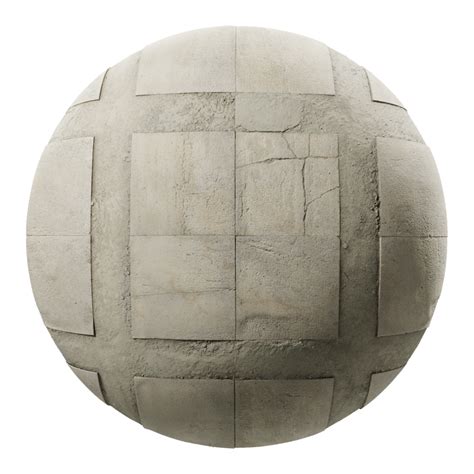 Cracked Square Grid Paver On Dirt Texture Poliigon