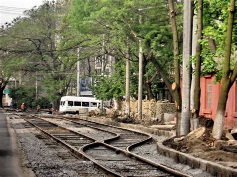 Одесса — 2006 — Реконструкция кольца «Парк Шевченко — Фото — Городской электротранспорт