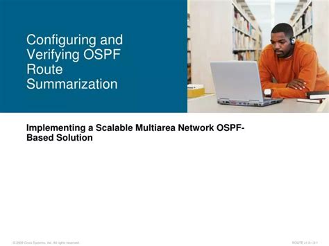 Ppt Implementing A Scalable Multiarea Network Ospf Based Solution