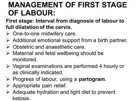 Management Of Normal Labour Final Yrpptx