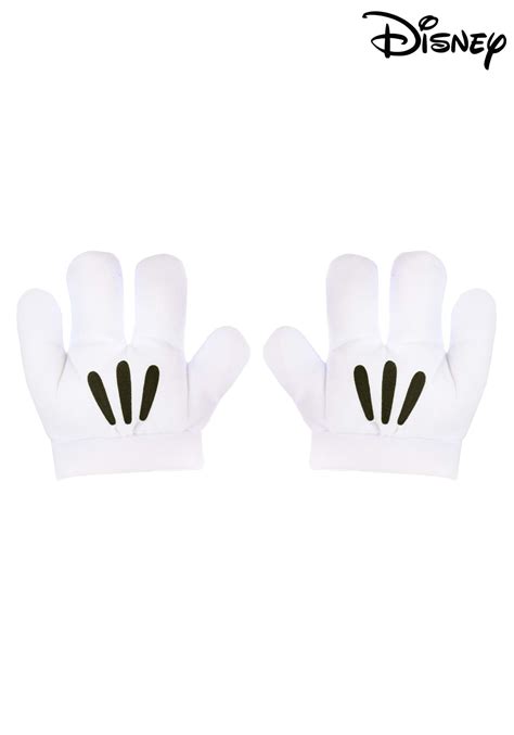 Guantes De Vestuario Blanco De Mickey Mouse Para Niños Multicolor