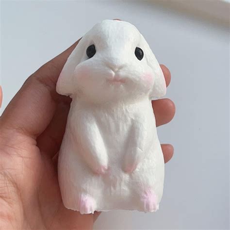 Lop Bunny Handmade Taba Squishy Squishy Toy Relax Cute Soft