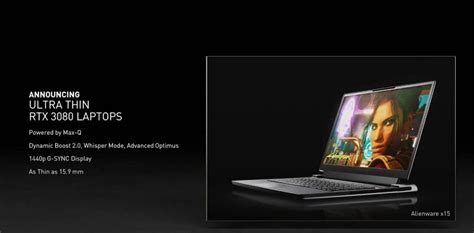 Nvidia Rtx 3080 Max Q Anunciada Con Dynamic Boost 2 0