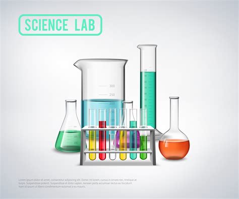 Science Laboratory Equipment Composition 483197 Vector Art At Vecteezy