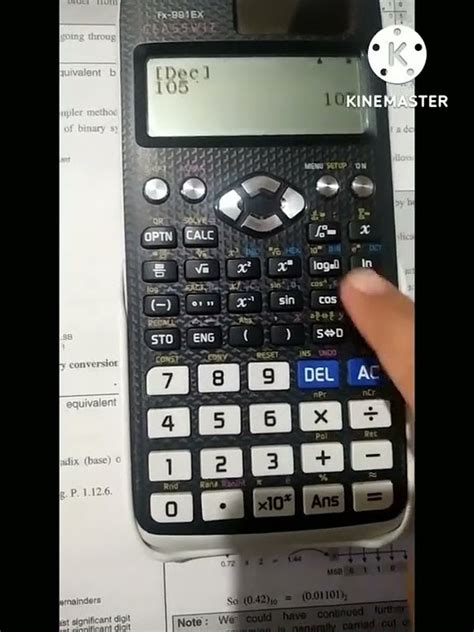 How To Convert Decimal Number Into Binary Numbers 🤩🤩🤩🤩 On Casio Fx 991 Ex Calculator🤩👍👍👍