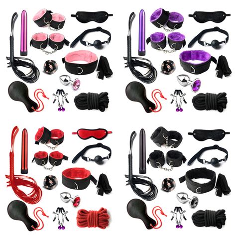 Adjustable Fetish Bdsm Restraint Kit Beginner Sm Bondage Kit Adult Sex
