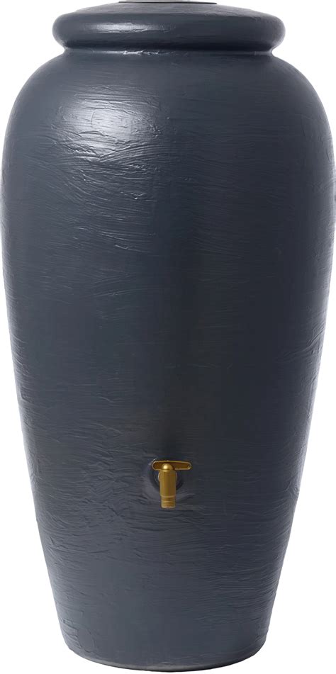 4rain Regenwassertank Amphora Kunststoff Graphit 220 l Ø 59 cm kaufen