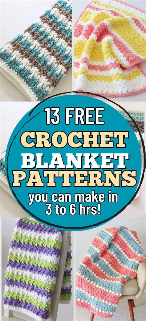 13 Crochet Baby Blankets That Take Only 3 6 Hours Artofit