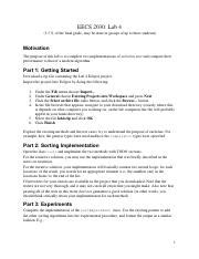 Lab4 Pdf EECS 2030 Lab 4 1 5 Of The Final Grade May Be Done In