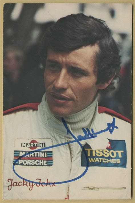 Jacky Ickx Rare And Nice In Person Signed Photo By Jacky Ickx