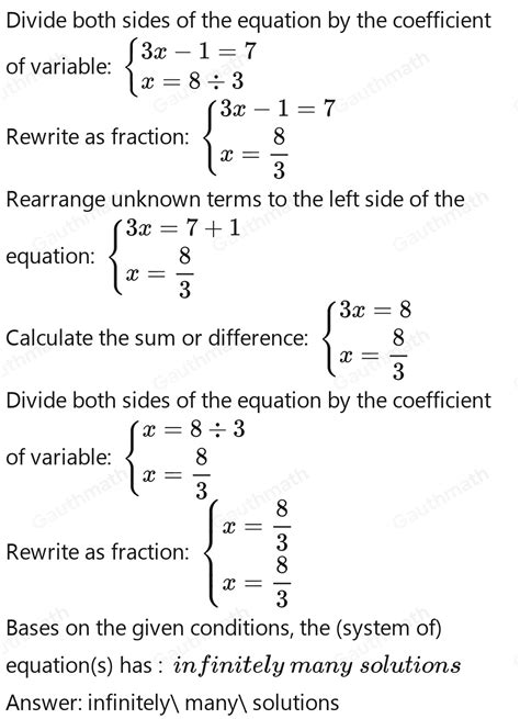 Solved A 3x 1 7 B 3x 8 1 How Can We Get Equation B From Equation A