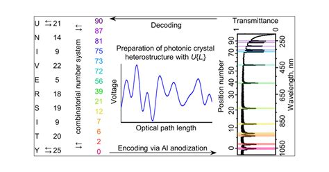 Nanoscale Photonic Barcodes Based On Anodic Alumina Photonic Crystal Heterostructures