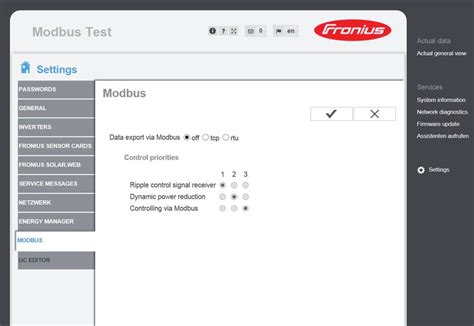 Fronius Datamanager Modbus Tcp And Rtu