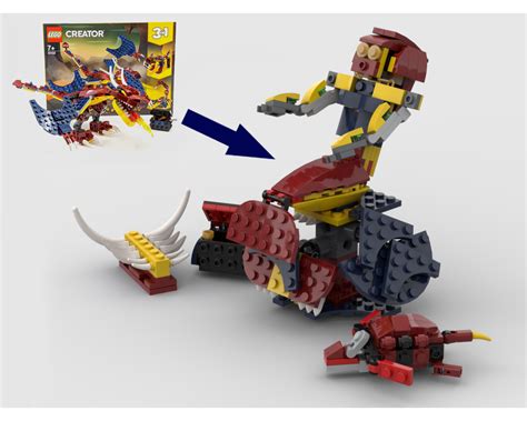 Lego Moc 39971 31102 Mermaid Sitting On A Rock Alternative Build