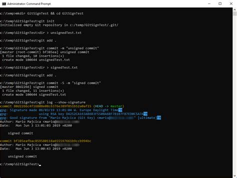 Signing Git Commits Mummy S Blog