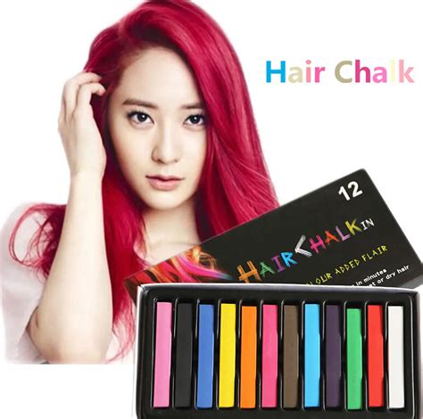 4 Colors Soft Crayons Hair Dye Hair Color Chalk Temporary Mascara Salon