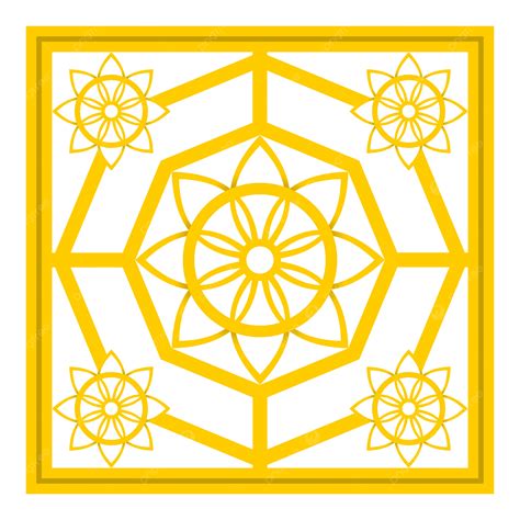 Gold Frame Center Circle Icon Vector Gold Icon Circle Icon