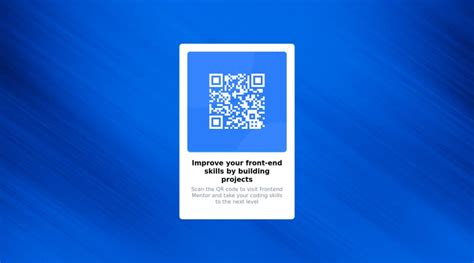 Frontend Mentor Qr Code Component Using Css Grid Coding Challenge