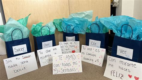 5 senses gift ideas Regalo 5 sentidos Regalos románticos para