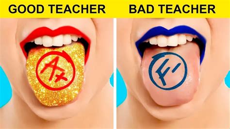 Guter Lehrer Vs Schlechter Lehrer Coole Schul Gadgets Und Lustige