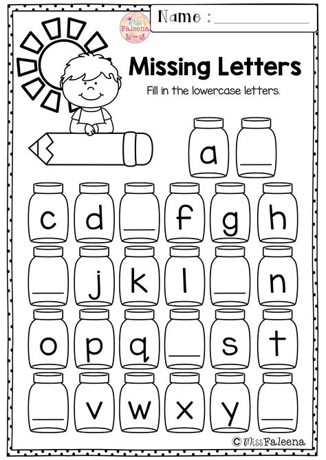 Alphabet Worksheets For Grade 1 Pdf