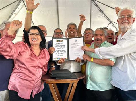 Em Ato Histórico Jerônimo Rodrigues Assina Projeto Para Asfaltamento