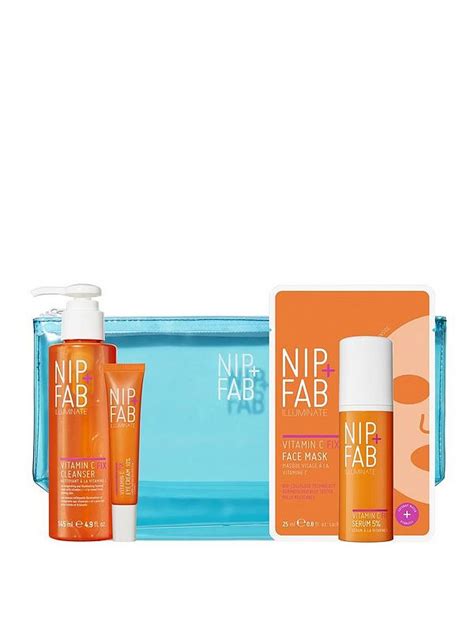 Nip Fab Brighteningvitamin C Bundle In Blue Pvc Jelly Bag Worth £63 Very