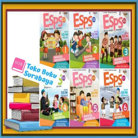 Jual Buku ESPS Bahasa Indonesia SD MI Untuk Kelas Penerbit Erlangga Shopee Indonesia