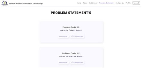 Hackathon Technology Innovation Bannariammaninstituteoftechnology