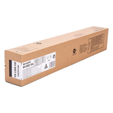 Sharp MX 60GTBA Toner Zwart Origineel Mx 60gtba Sharp Mx 60gtba Sharp