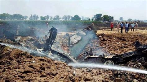 राजस्थानच्या हनुमानगडमध्ये वायुसेनेचं Mig 21 कोसळलं अन् Marathi