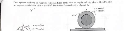 solved gear system as shown in figure 2 rolls on a fixed